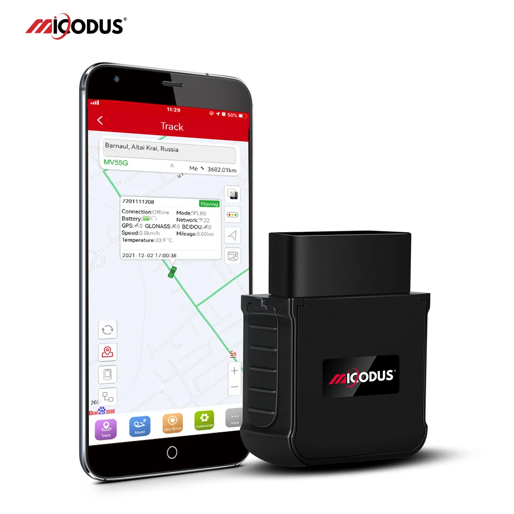 Micodus Obd 2 Gps Tracker 4g Smart Obd2 Gps Device With Small Size ...