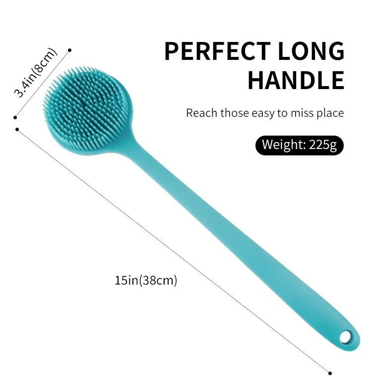 Multifunctional Silicone Rub Massage Bath Brushes Bathroom Cleaning ...