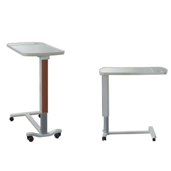Overbed Table For Hospital Bed Dining Table Top Adjustable Medical Gas ...
