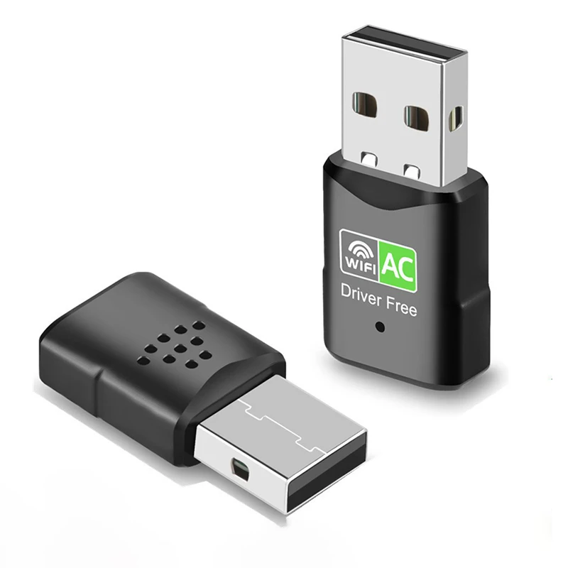 Mini AC600 USB Wifi Adapter - 600mbps Dual Band 2.4G & 5ghz