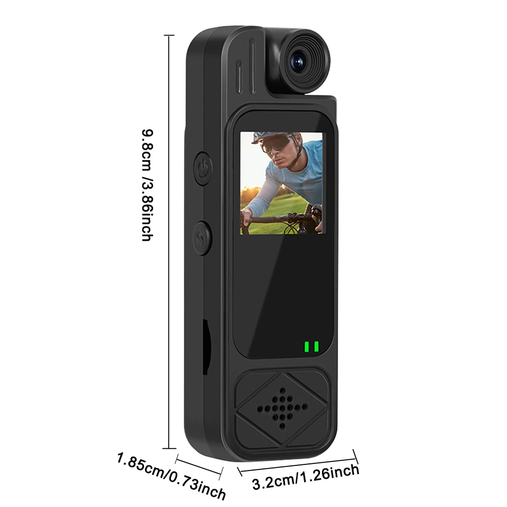 Mini Clip-on 1080P Camera with Night Vision & Motion Detection