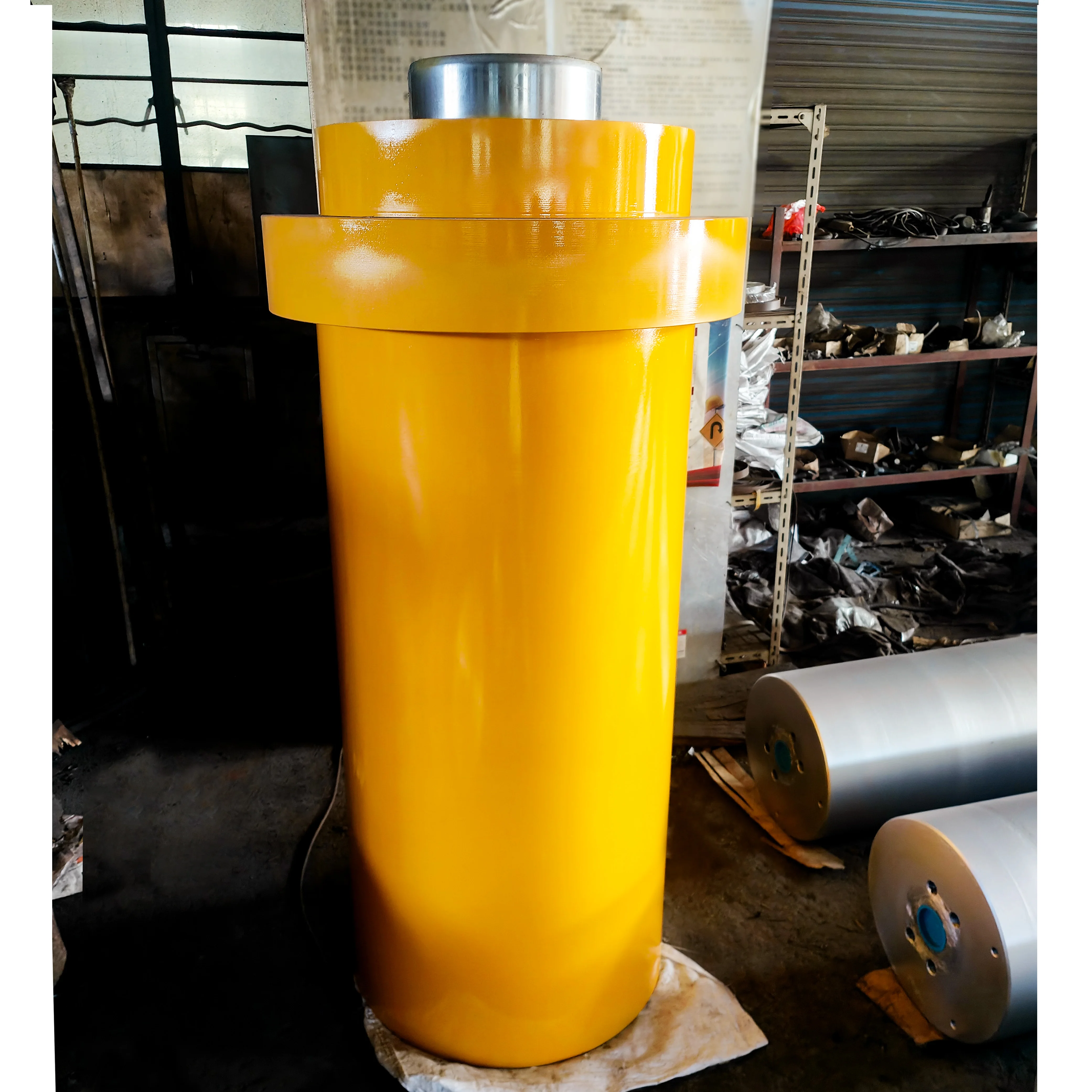 Heavy Duty High Pressure Cylinders Press Machinery Front Flange ...
