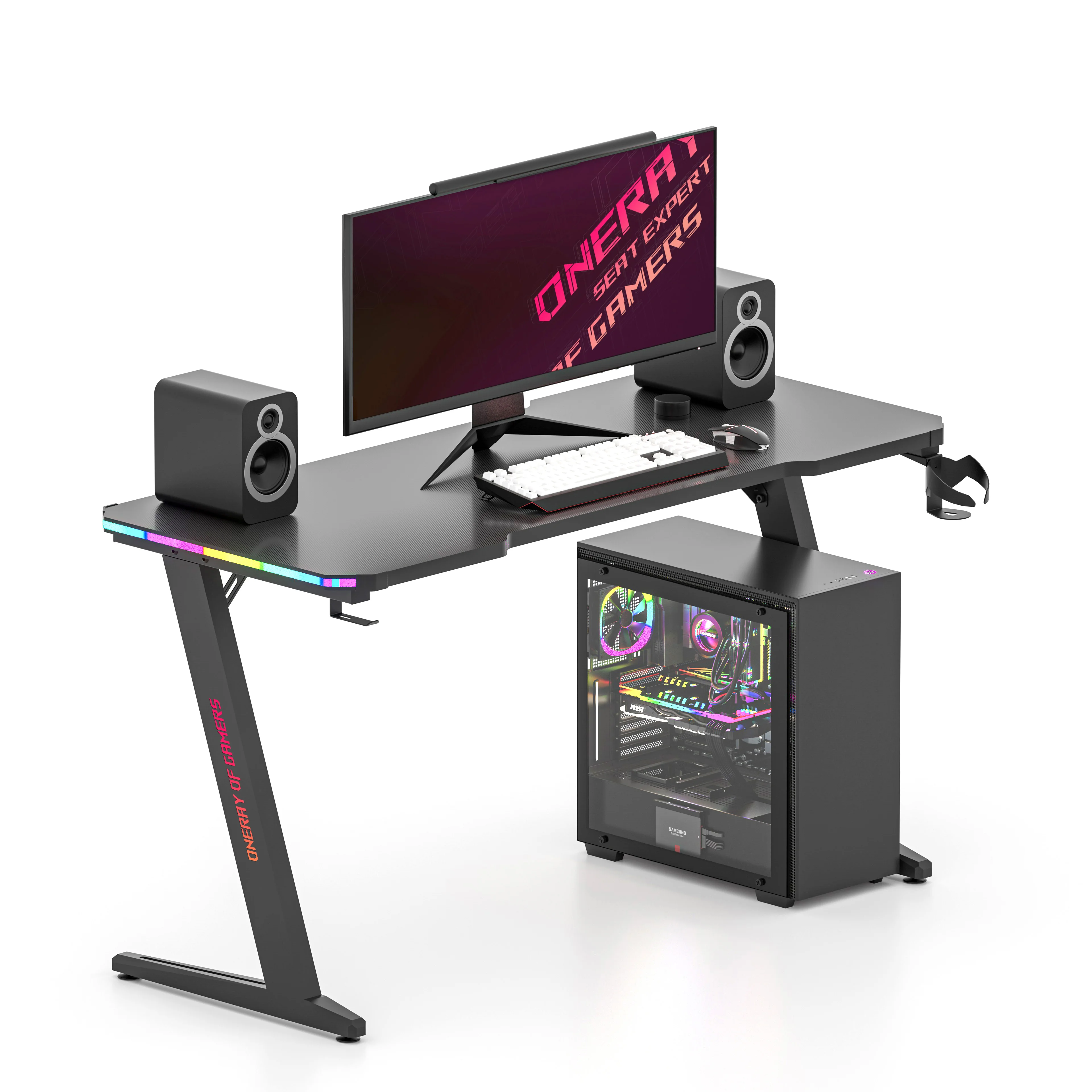 JOHOOFURNITURE Foshan Factoryl Esport Gaming Desk Computer Game Hotsell ...