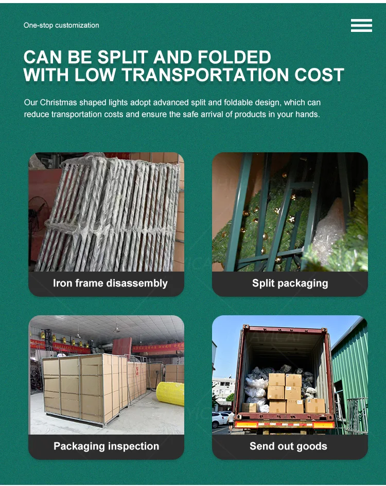 20ft-70ft LED Christmas Trees - Easy Installation & Quality