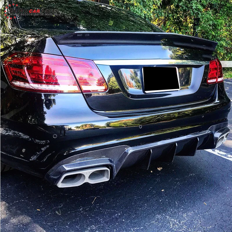 Rear Diffusers Fit For E CLASS W212 E63 E63S B style Dry Carbon Fiber ...