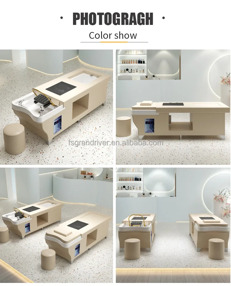 Massage Salon Shampoo Bed Multifunctional Hydrotherapy Circulating Bed ...