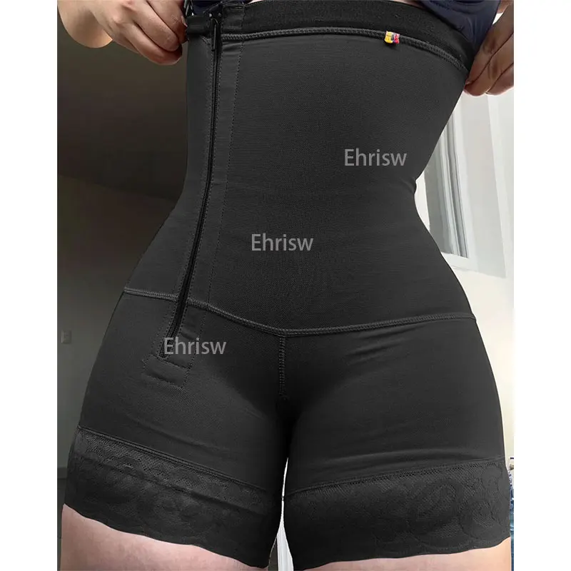 Curved Girdles Fajas Colombianas High Waist Butt Lift Body Shaper Belly ...