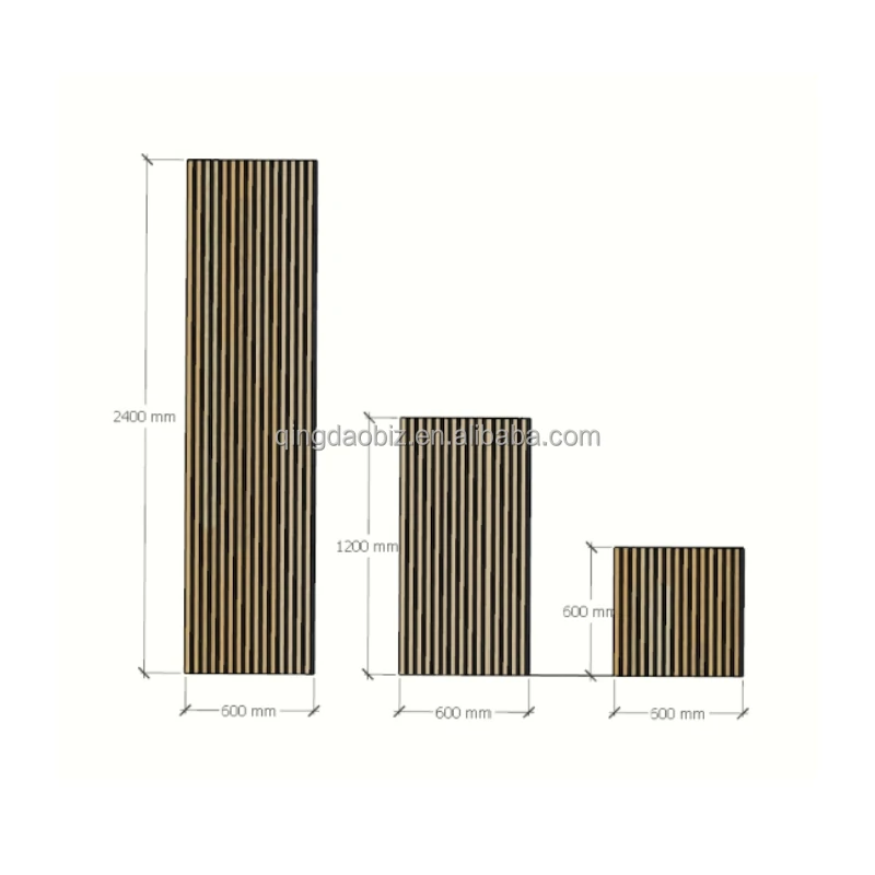 Acupanel Mdf Slatted Led Wall Panel Home Decoration Wood Acoustic Wall ...