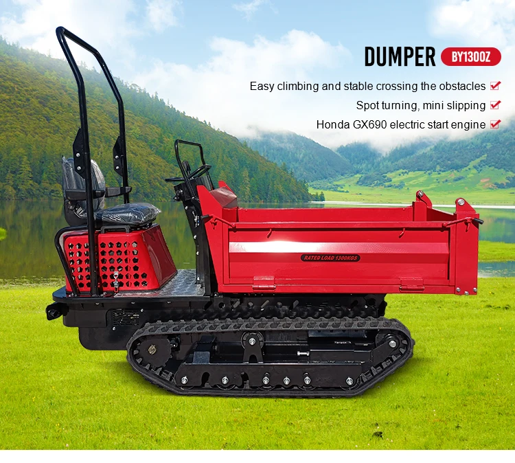 2024 New Trend China Mini Dumper Crawler Front End Loader 1 Ton Mini ...