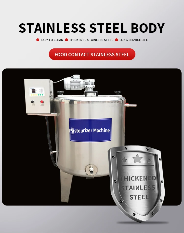 1000 Liter Milk Pasteurizer Machine - Easy to Operate