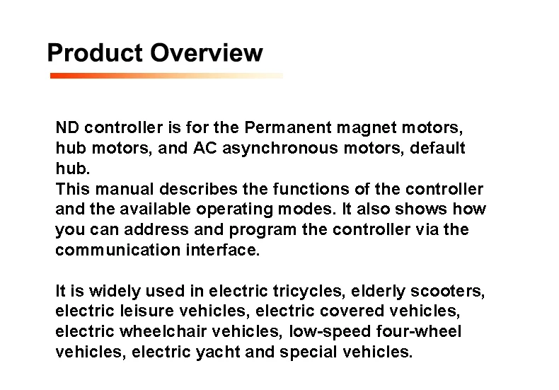 Fardriver Electric Vehicle Controller - 270A/660A Sine Wave