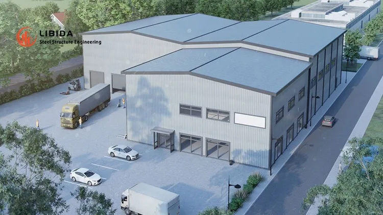 Gable Frame Steel Structure Warehouse/workshop/office Building With ...