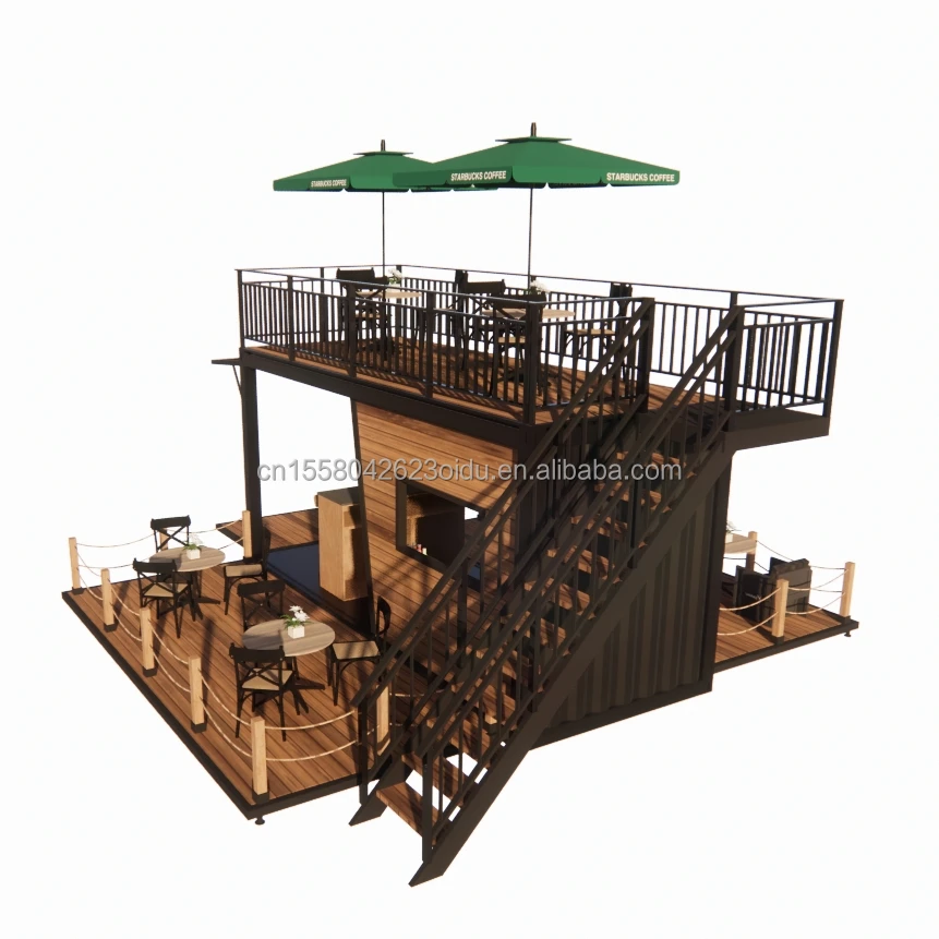 Modern 20ft Pop up Container Bar and Coffee Shop for Sale