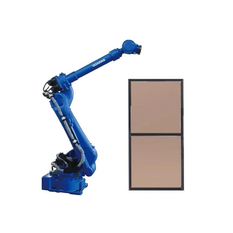 6 Axis Robotic Arm Yaskawa GP180-120 With CNGBS Security Fence For Cnc ...
