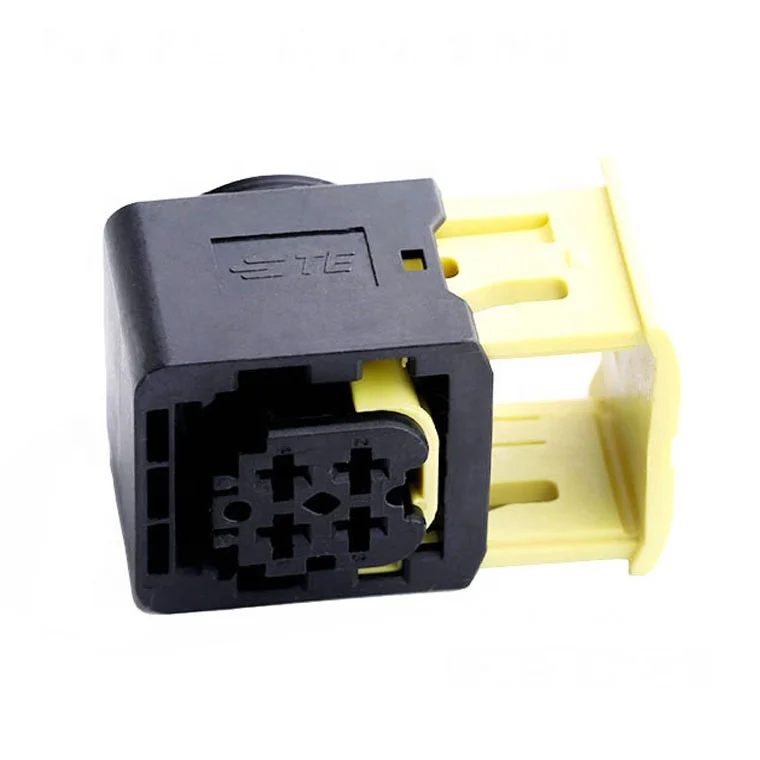 4 Way Heavy Duty Series 1-1418390-1 Female Housing Sealed Black Auto ...