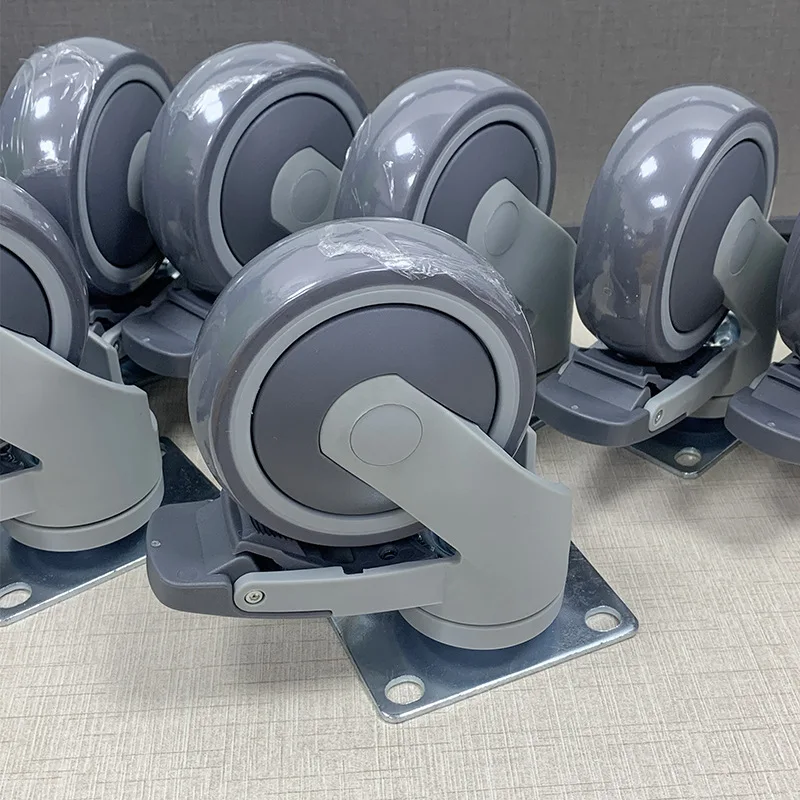 Swivel Hospital Bed Wheels Caster 4 Inch 100mm Medical Castor - Buy ...