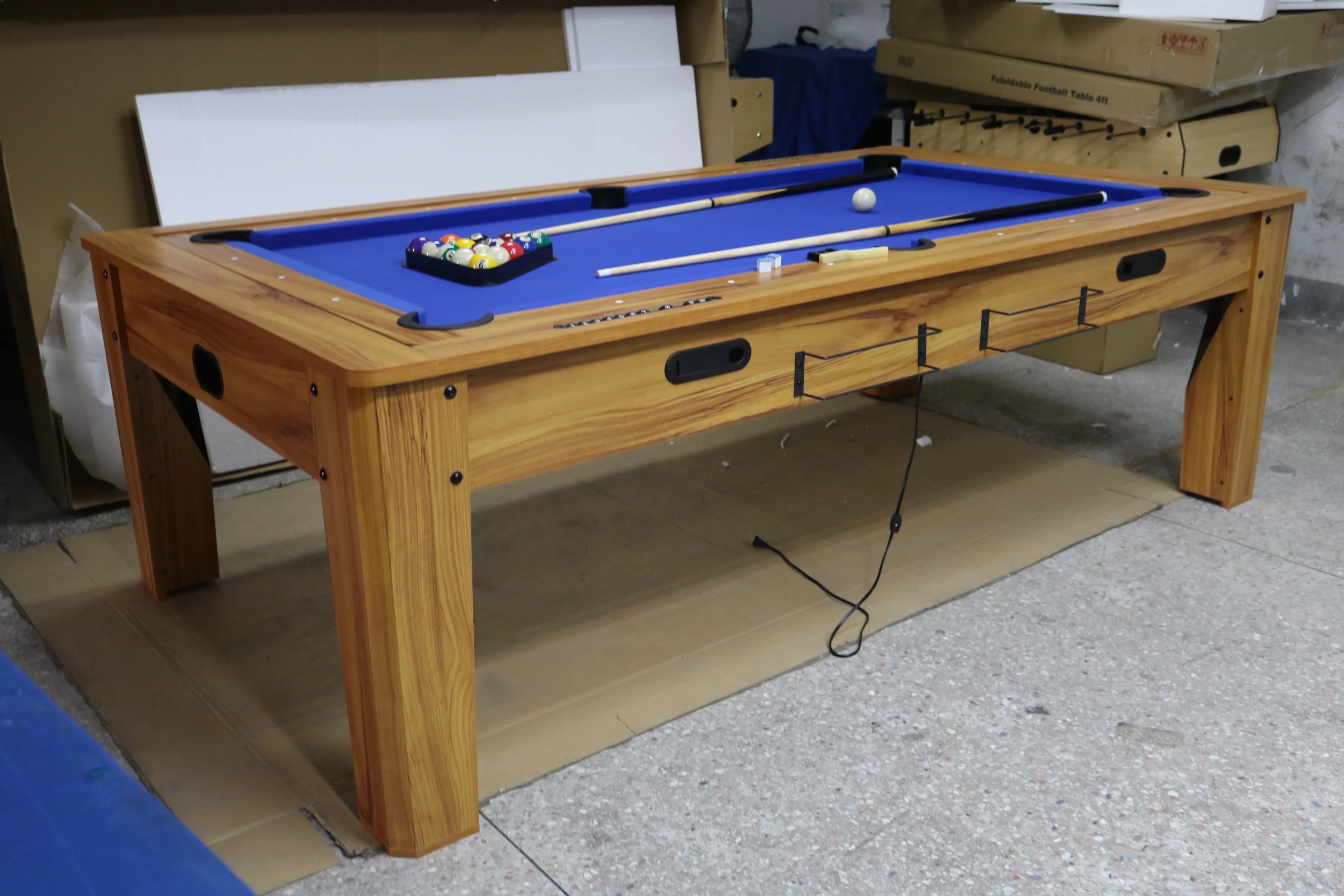 Factory Wholesale 8ft Table 4 in 1 Billiards Multi Function Game Table ...