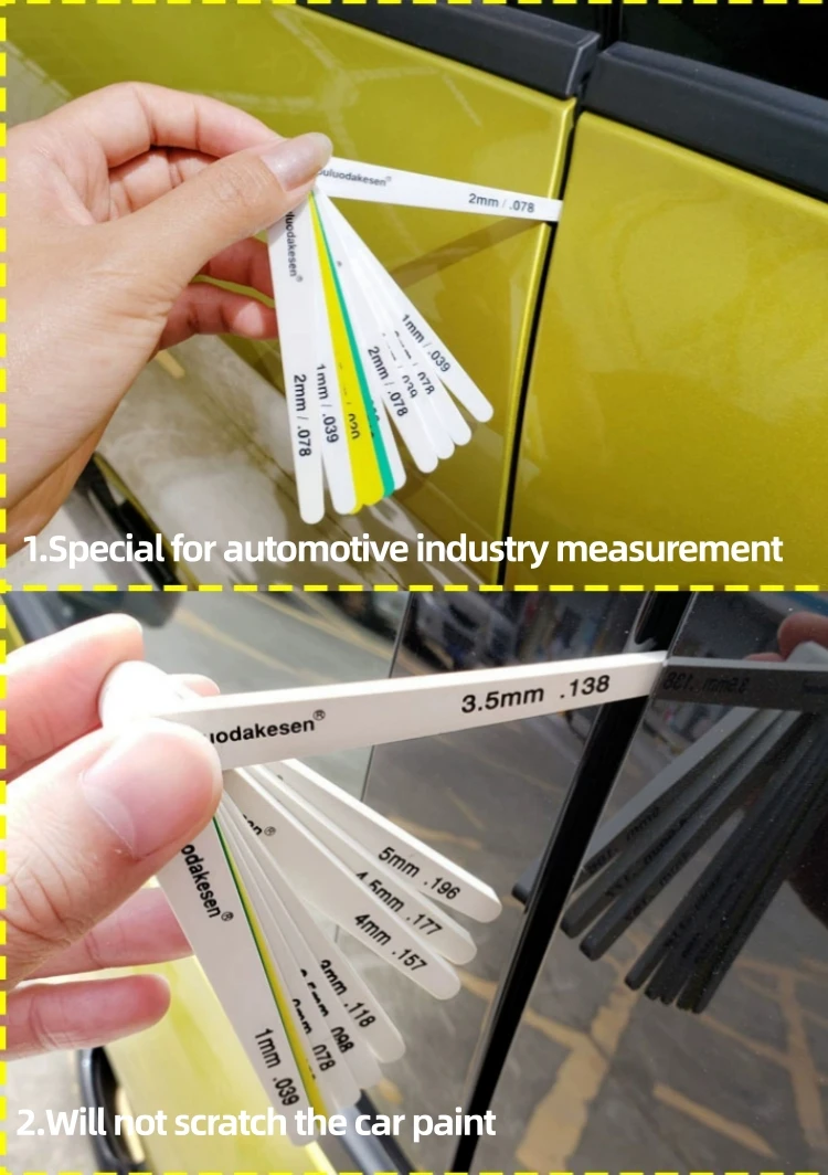 14280 Car Feeler Gauge - Precision Plastic Measurement Tools