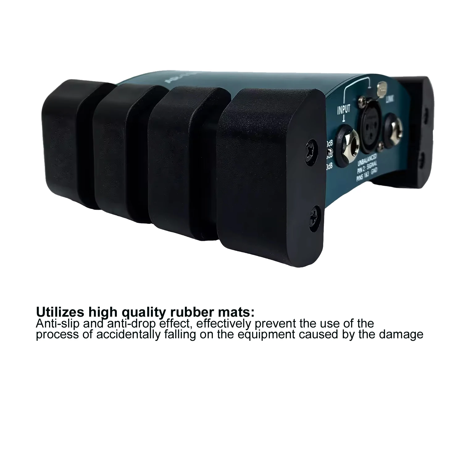 XTUGA AR-133 Professional Audio Active DI Box - Directly Box for Studio & Stage