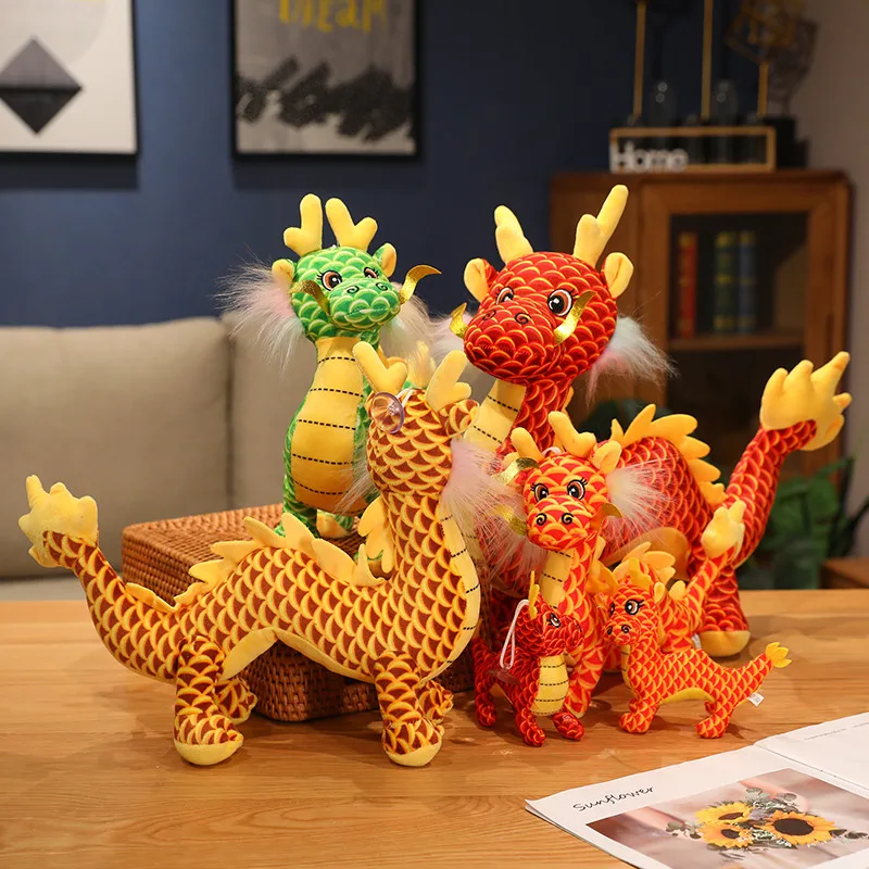 Dragon Mascot Stuffed Animal - Perfect Chinese New Year Gift