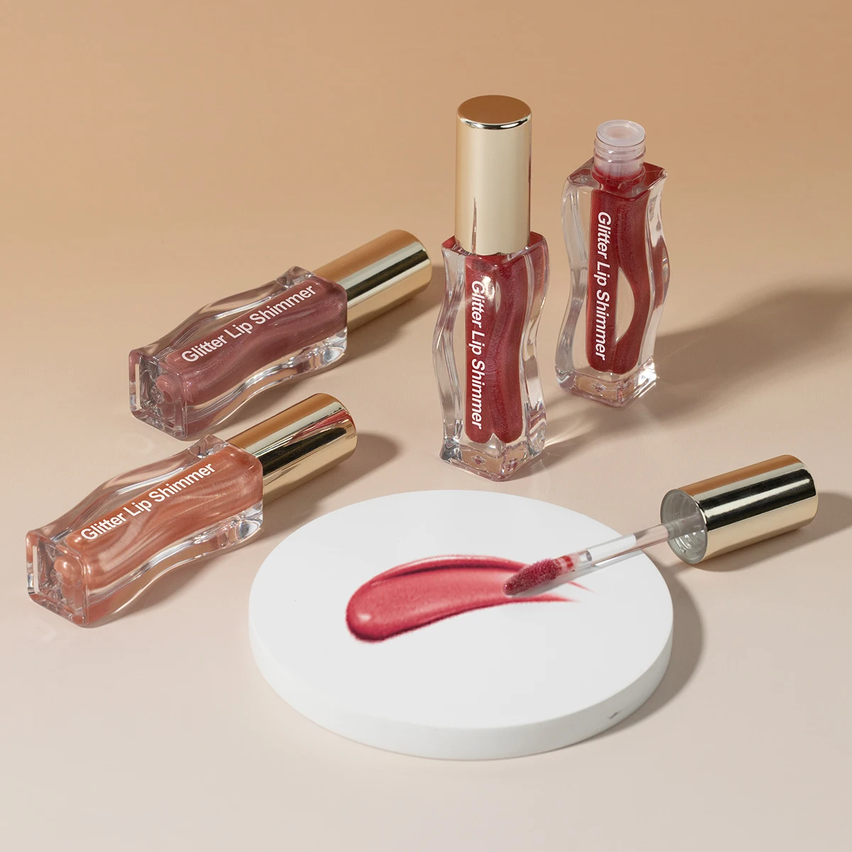 Oem Wholesale Cute Glitter Lip Shimmer Lip Plumper Gloss Private Label
