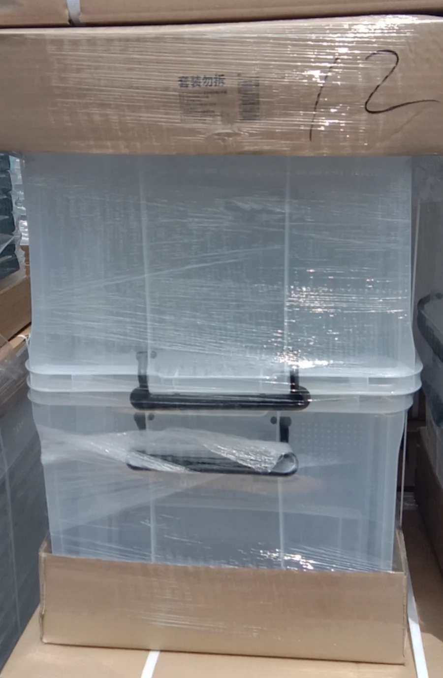 Various Sizes Plastic Triangle Storage Box Plastic Divided Storage Box ...