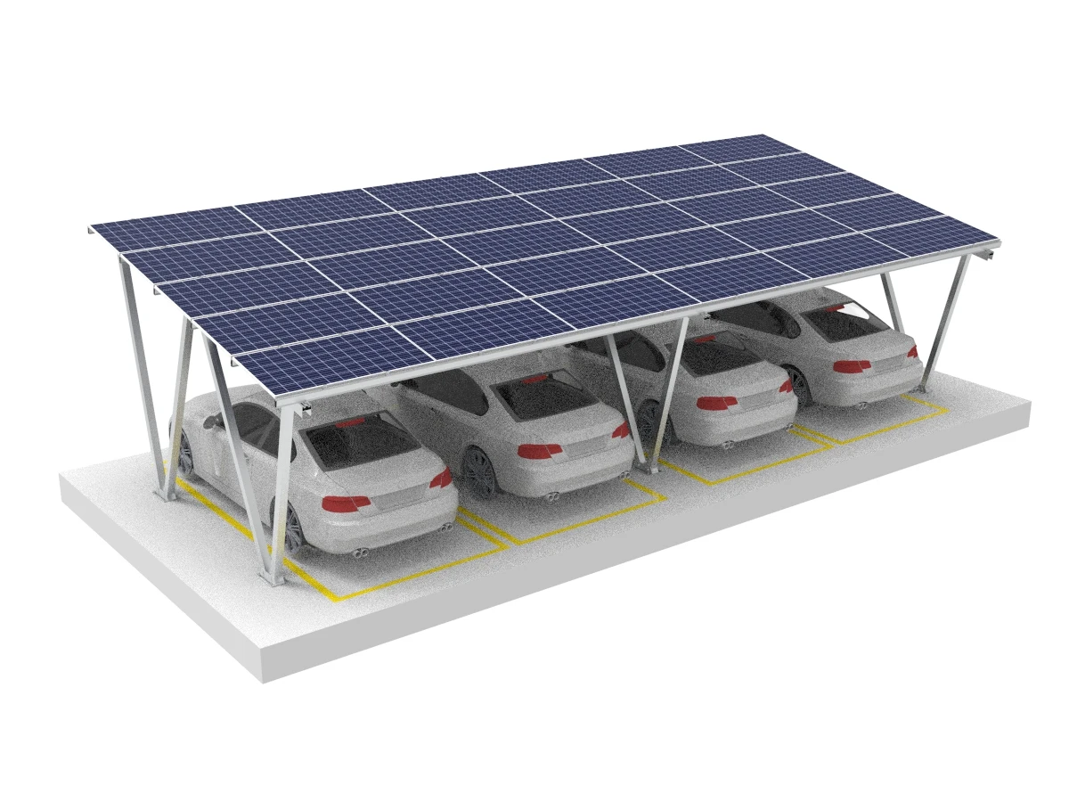 Waterproof Car Parking Panel Carport Ground Canopy Pole Aluminum Solar ...