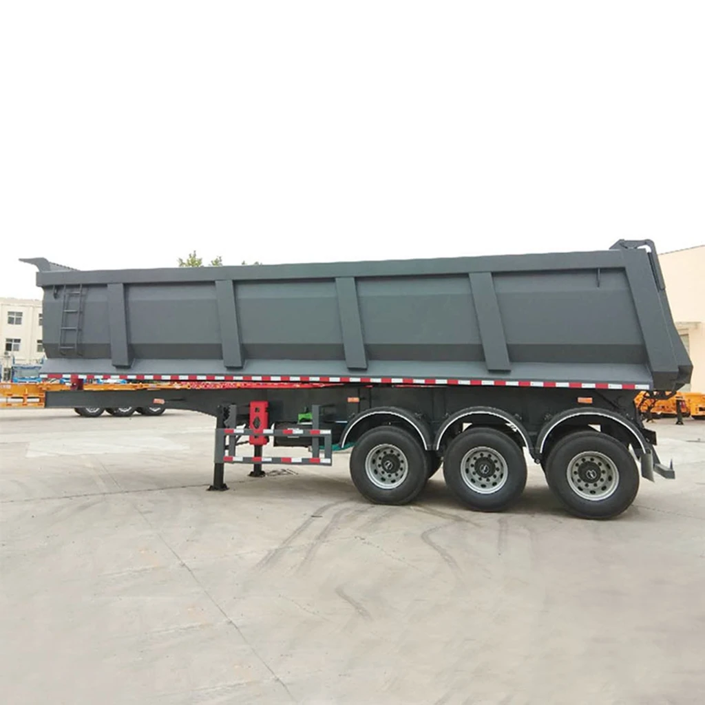 Indon Dump Semi Trailer China Heavy Duty Good Quality 25cbm 32cbm U ...