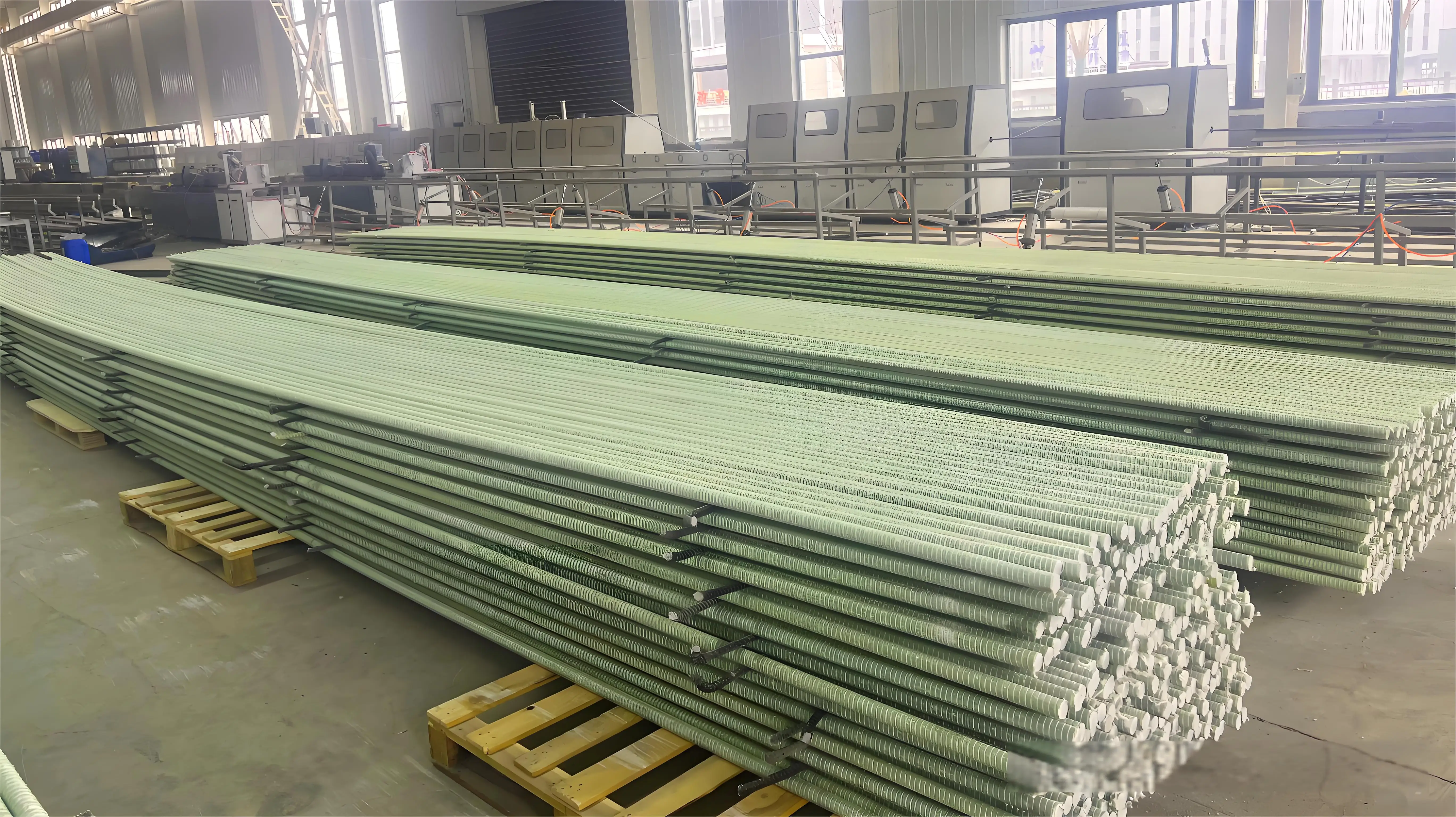 Pultrusion Frp Rod Fiberglass Reinforced Polymer Construction Rebar ...