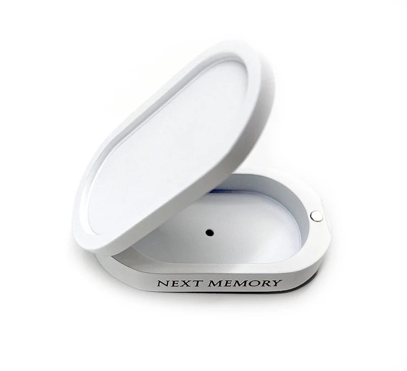 Stamped Custom Embossed Slide Box - Solid Perfume Container