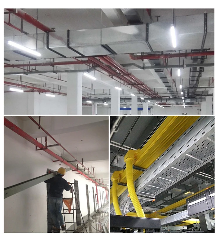 Galvanized Cable Tray Iron Trough Box 200*100 Ladder Type Large Span ...