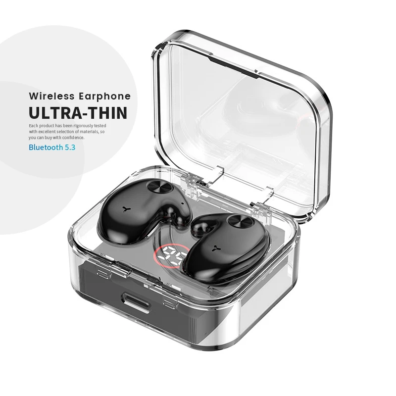 Transparent Mini Sport Stereo S230 Tws True Wireless Earphones Blue ...