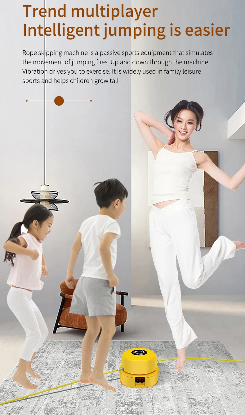 Innovation Smart Electric Skipping Rope Machine for Fitness