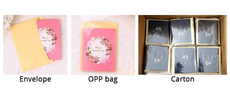 Support Customization 2d Invitation Pop Up Greeting Card - Buy 2d Pop ...