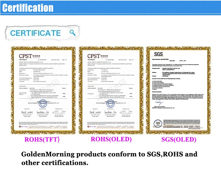 Micro OLED Module 128x64 - 2.42" Display by Goldenmorning