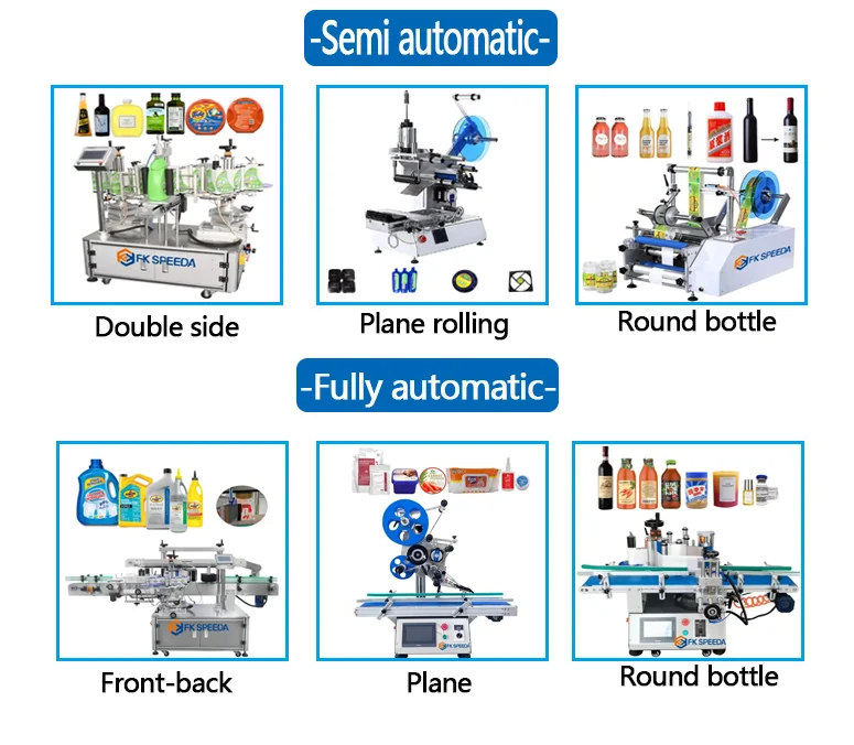 Fk603 High Quality Table Top Semi Automatic Round Bottle Labeling ...