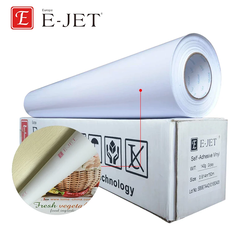 Factory Price Eco Solvent Printable Vinyl Glossy/matte Self Adhesive ...