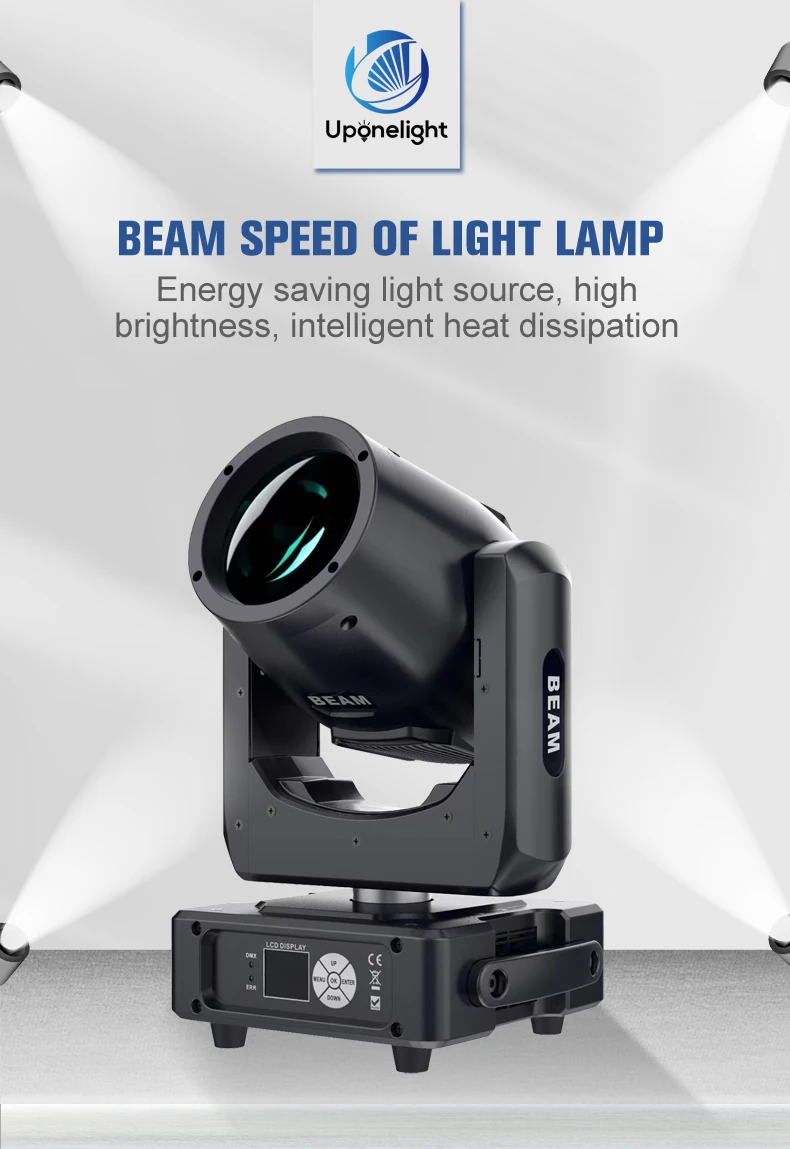 Uponelight 150w Mini Beam Moving Head Stage Effect Light 18prism High ...