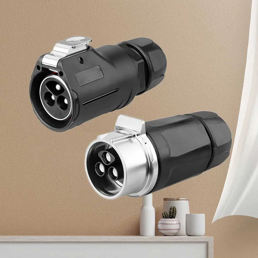 Oswell 3 Pin Male Female Industry Application Power Waterproof ...