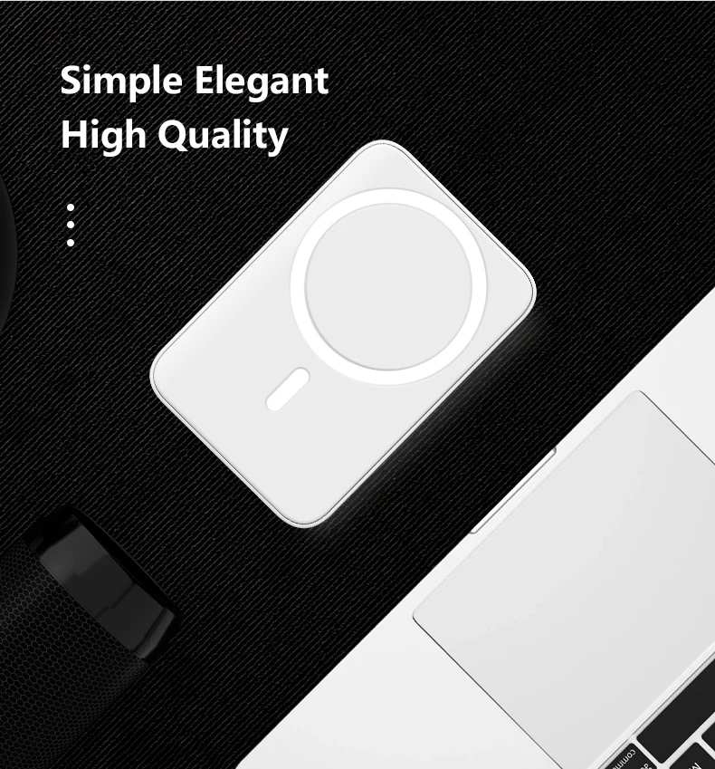 Custom Magnet Wireless Charger Powerbank 10000 Mini Magnetic Wireless ...