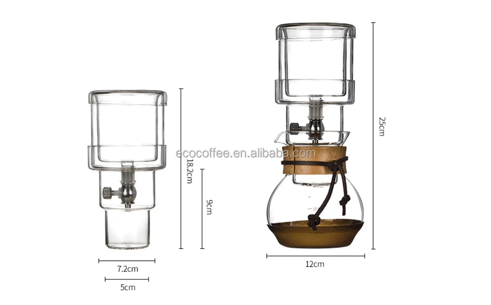 Popular Glass Drip Coffee Maker With Stainless Steel Filter Hot ...