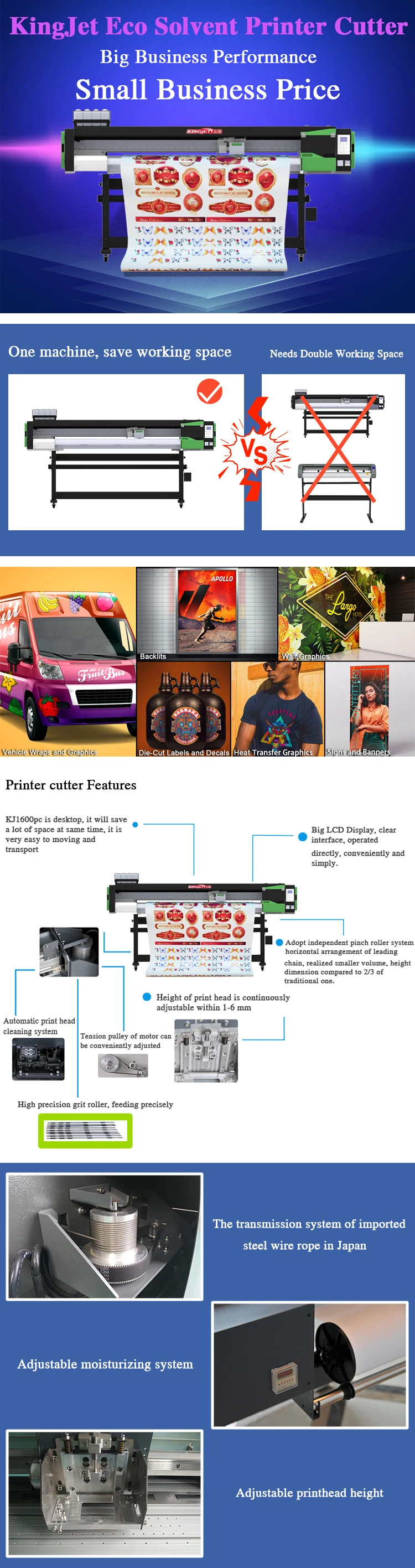 Vinyl PVC Sticker Cutting Printing Plotter - High Accuracy