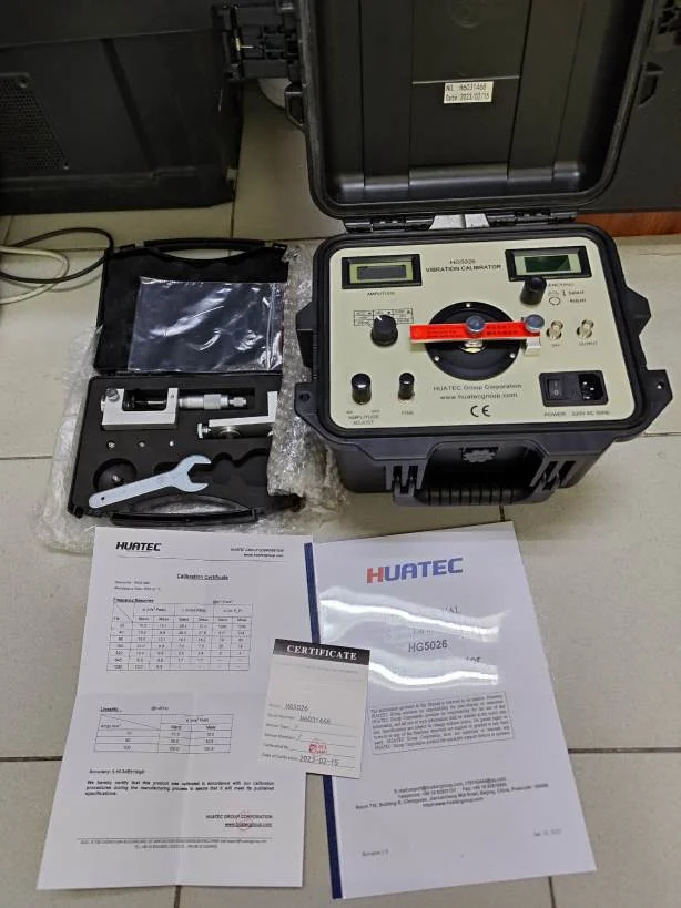 Digital Vibration Meter Calibrator HG-5026 - HUATEC