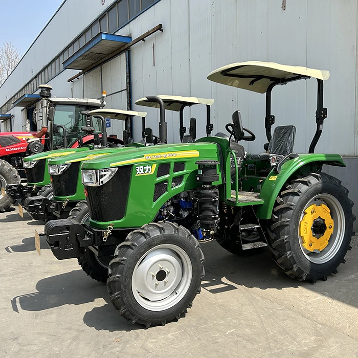 70HP tractors Diesel engine 4X4 farm mini tractor Hot Agricultural farm ...