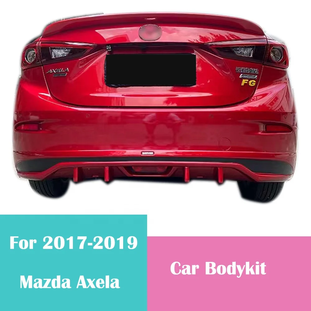 Mazda 3 Axela Body Kit - Front Lip & Side Skirts - PP Plastic OEM