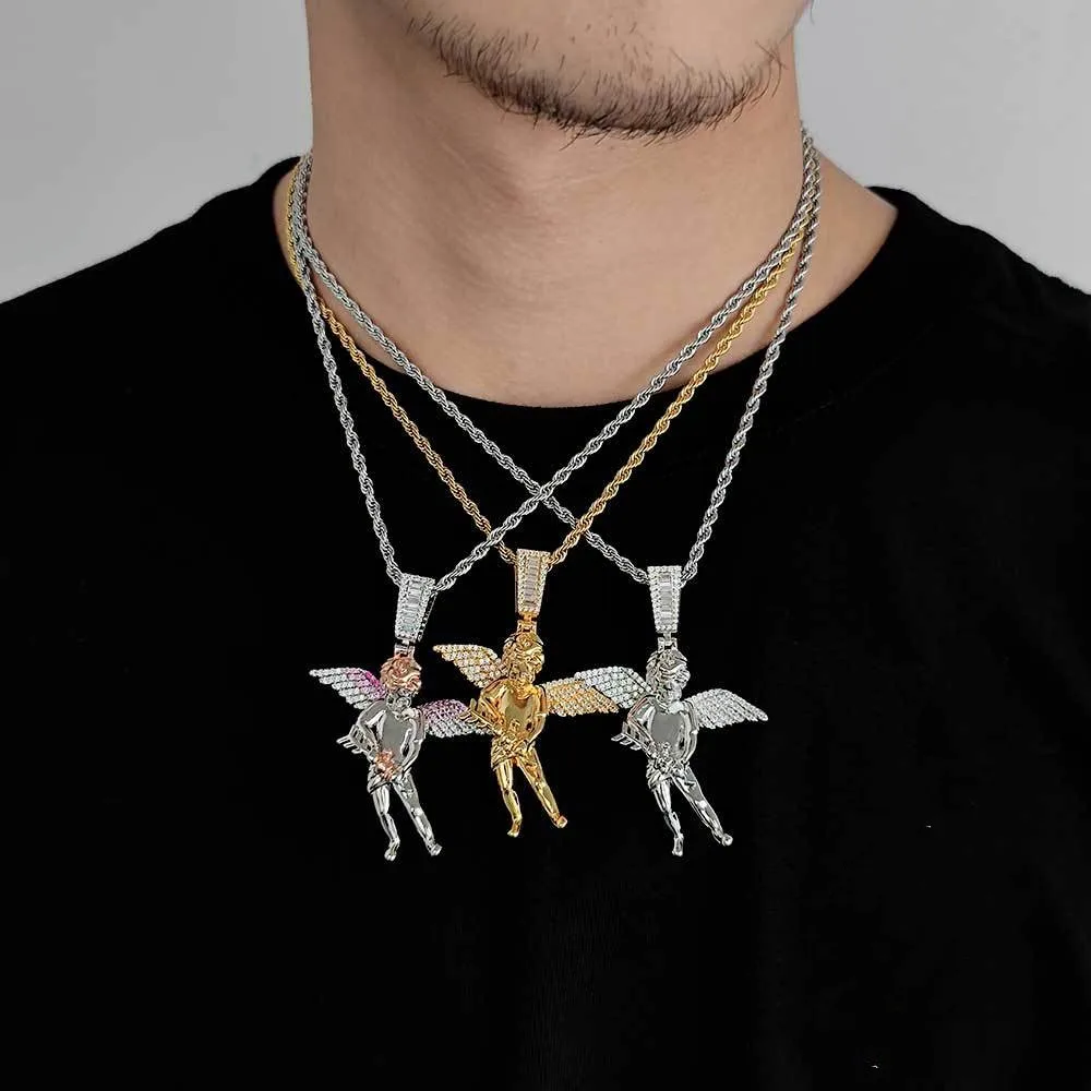 Custom Hip Hop Diamond Moissanite Colorful Pendant Jewelry Gengar Oem ...