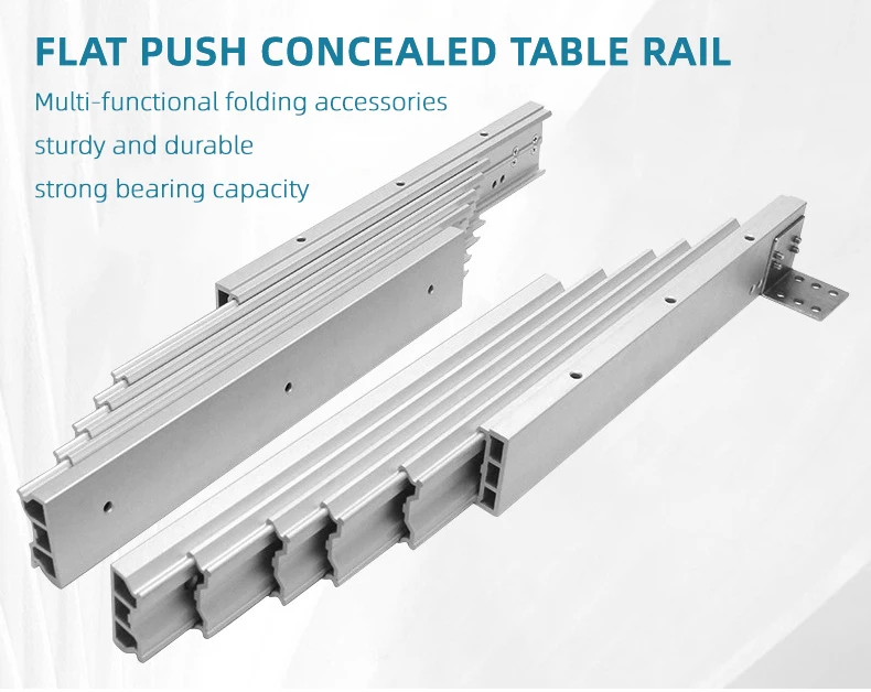 Hoone Multi-section Extension Extendable Console Extension Dining Table ...