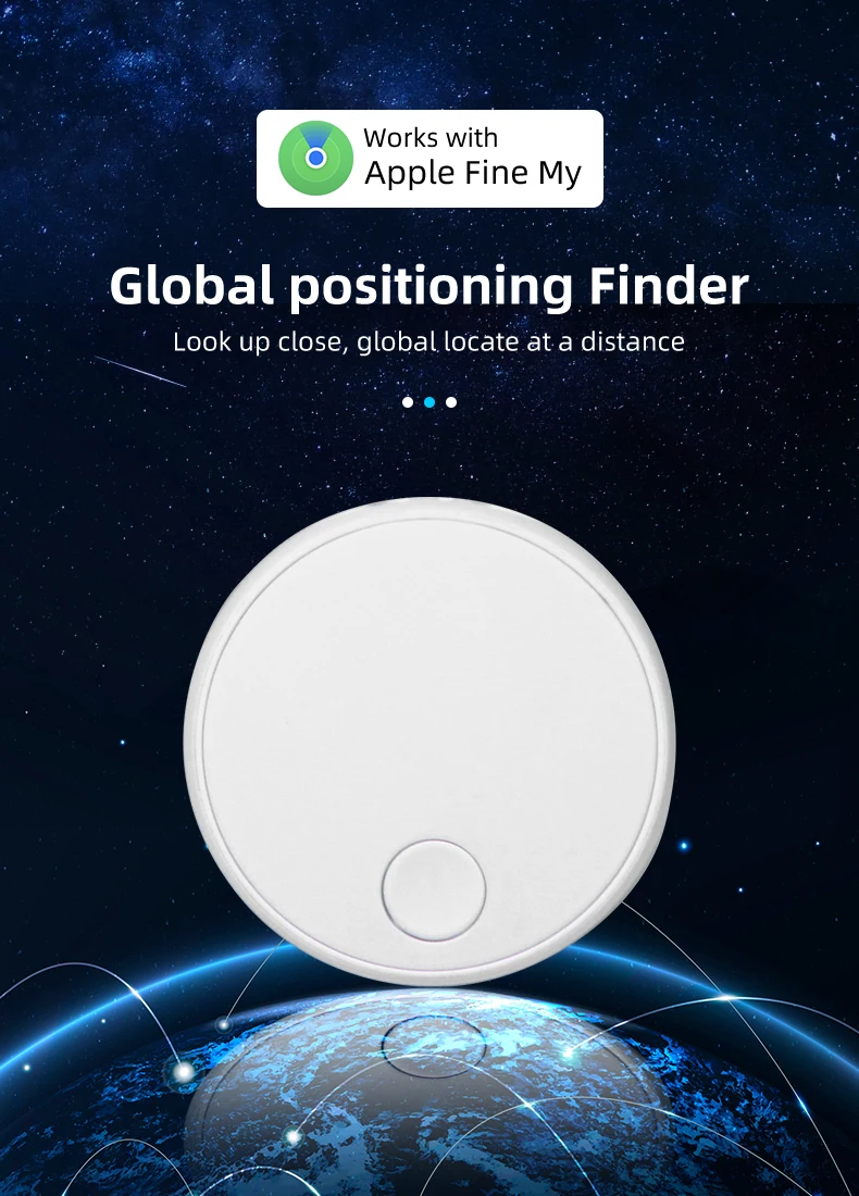 Smart Airtag Mfi Certified Key Finder Location Tracker Pet Locator Satellite Real Time Tracking ...