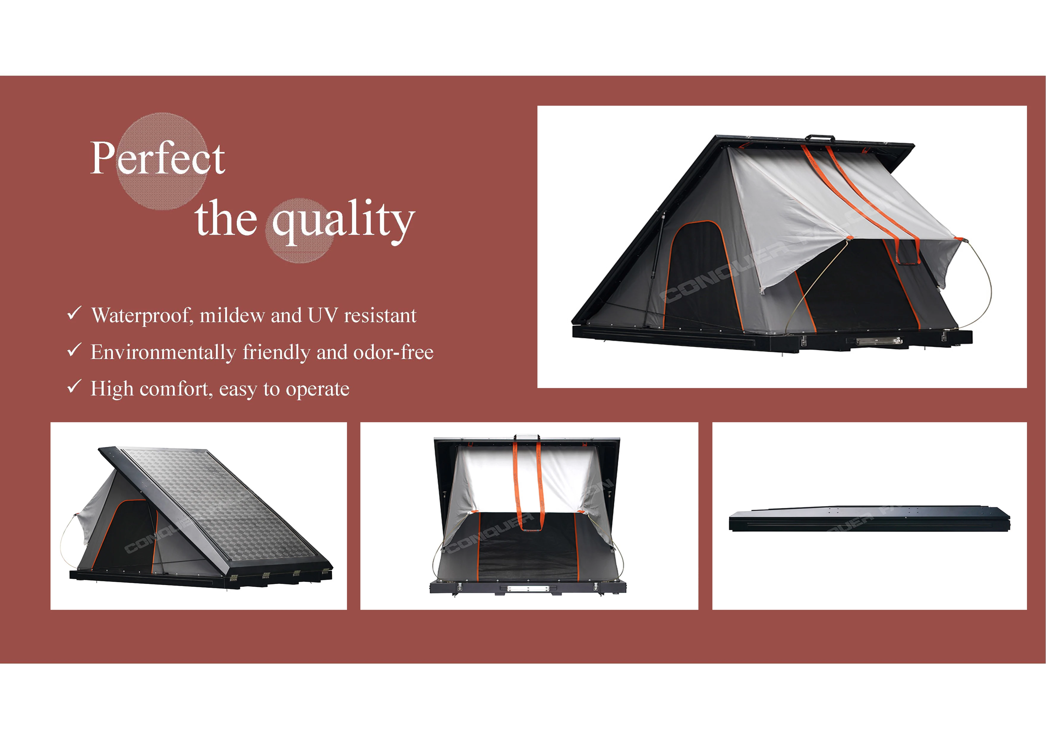 New Design Arrivals Roof Toop Tent Roof Top Tent Aluminum New 2 Person ...