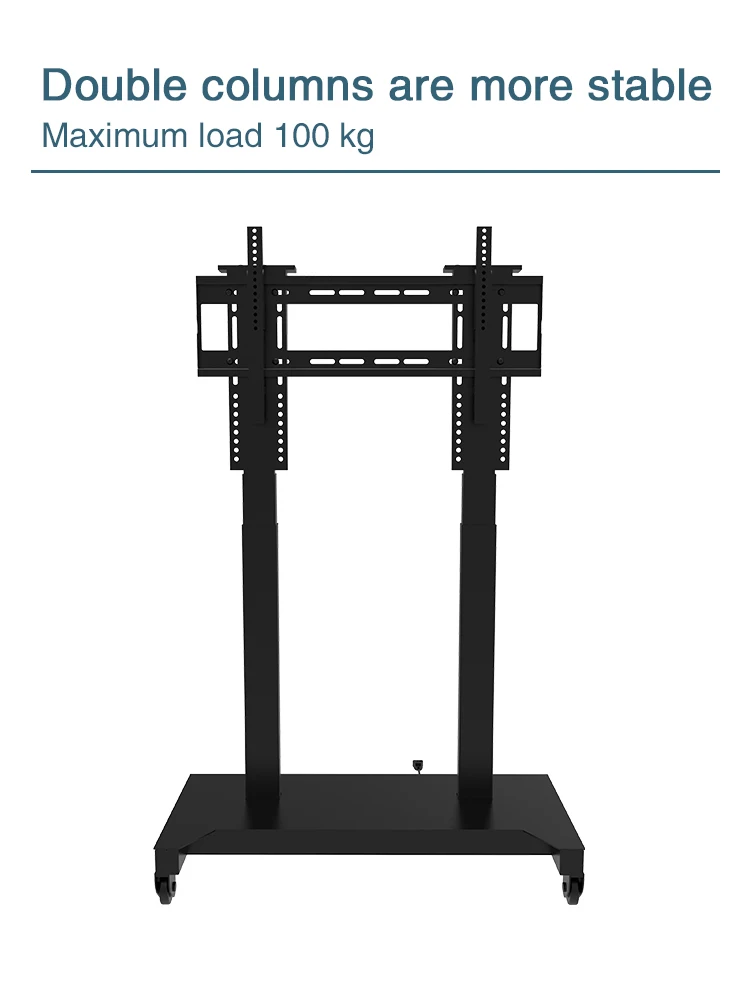 Motorized 360° Mobile TV Cart for 52"-84" Displays & Monitors, OEM